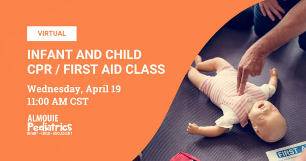 Free Virtual Infant and Child CPR & First Aid Class - Almouie Pediatrics
